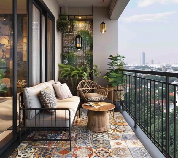 6 Desain Balkon Lantai 2 Minimalis Pas Buat Santai | NGERANGKUM